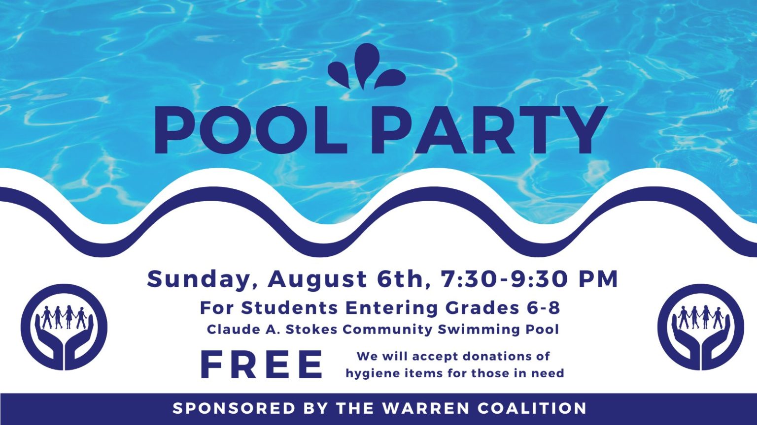 Back to School Pool Party - Warren Coalition