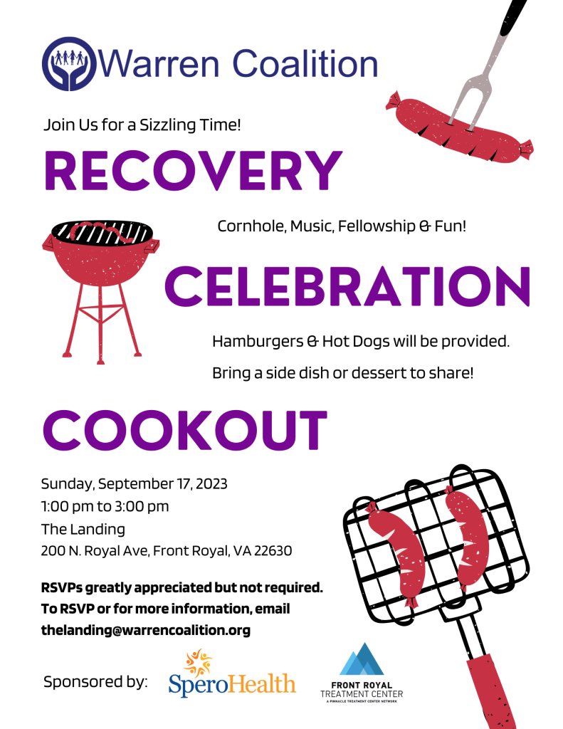 Recovery Celebration and Cook Out - Warren Coalition